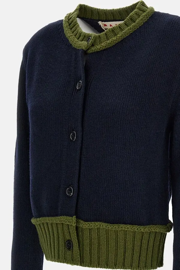 Marni Crew-neck Cardigan - Multicolor