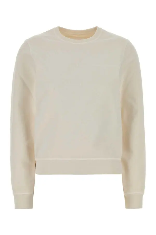 MAISON MARGIELA Ivory Cotton Sweatshirt