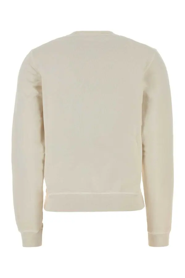 MAISON MARGIELA Ivory Cotton Sweatshirt