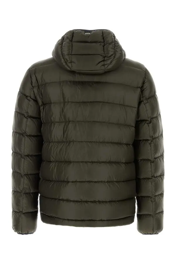Herno Olive Nylon Down Jacket