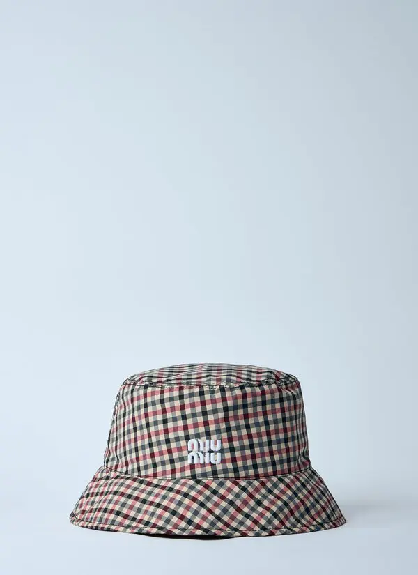 Miu Miu Vichy Bucket Hat
