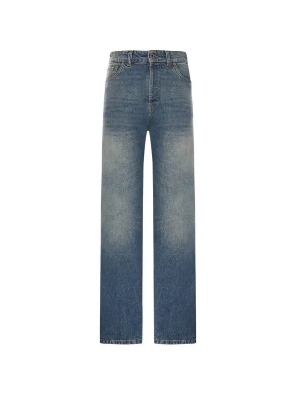 Miu Miu Five-pocket Denim Trousers - Blue