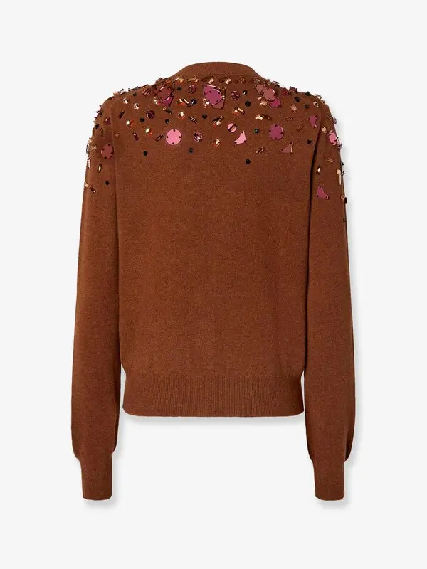 Fendi Wool And Cashmere Cardigan - Multicolor