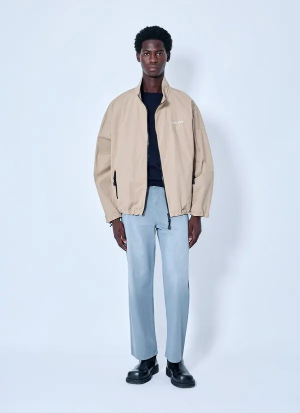 Miu Miu Garment-dyed Twill Pants