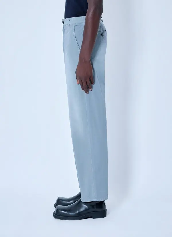Miu Miu Garment-dyed Twill Pants