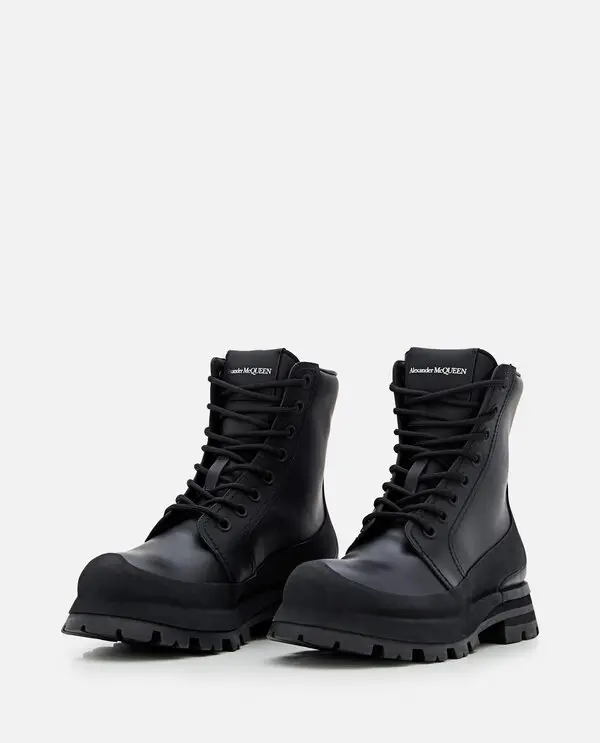 Alexander McQueen Leather Boots