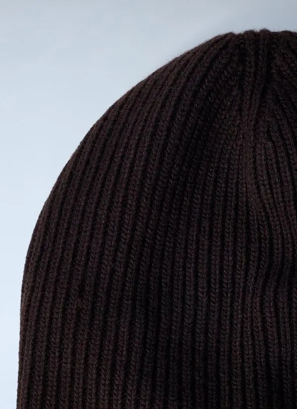 Miu Miu Logo Motif Beanie Hat