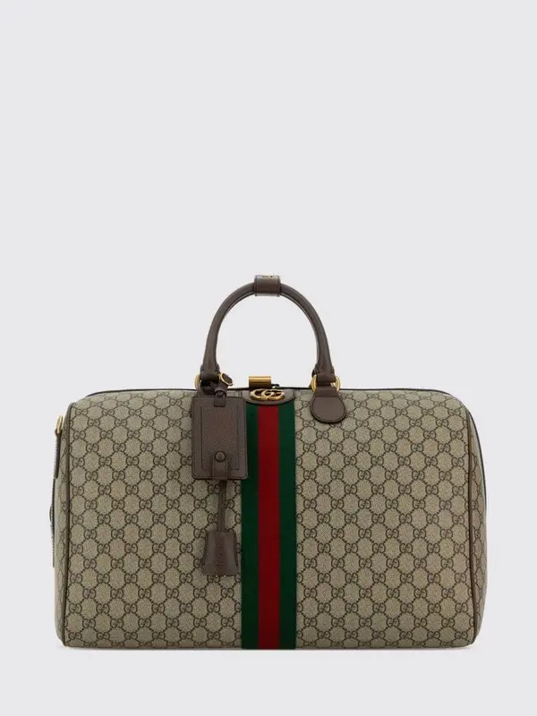 Gucci Savoy Gg Fabric Duffle Bag