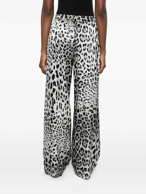Dolce & Gabbana Leopard Print Palazzo Pants