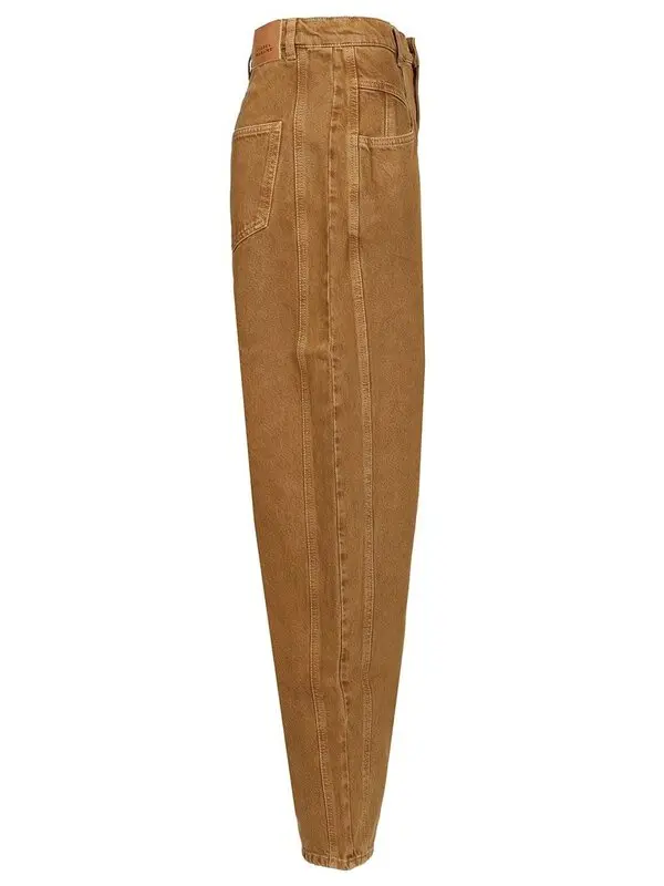 Isabel Marant Étoile Lisha Barrel Jeans - Brown