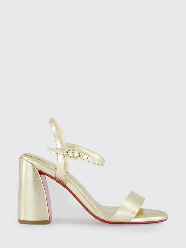 CHRISTIAN LOUBOUTIN Miss Jane Laminated Leather Sandal
