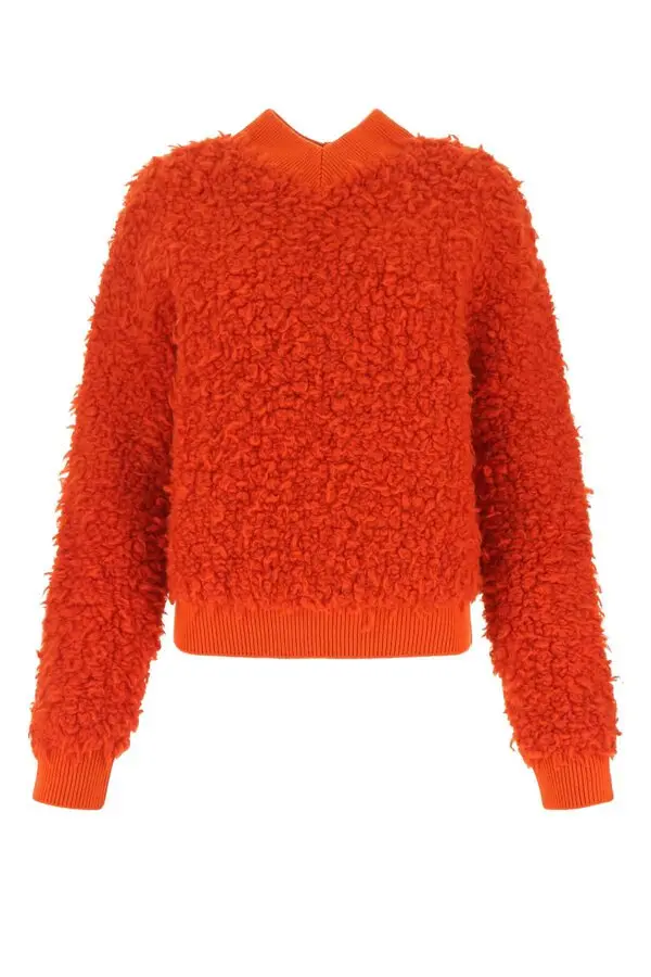 Bottega Veneta Boucle Sweater - Red