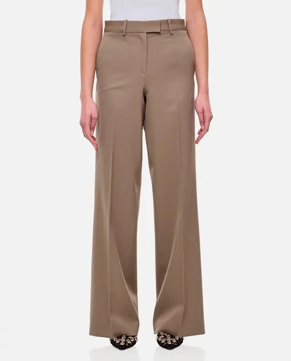 Attico Gabardine Trousers - Multicolor