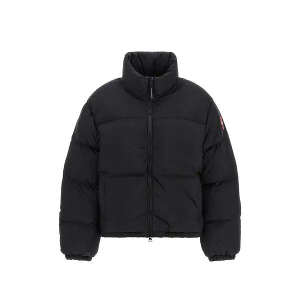 Canada Goose Matte Finish Down Puffer Jacket - Black