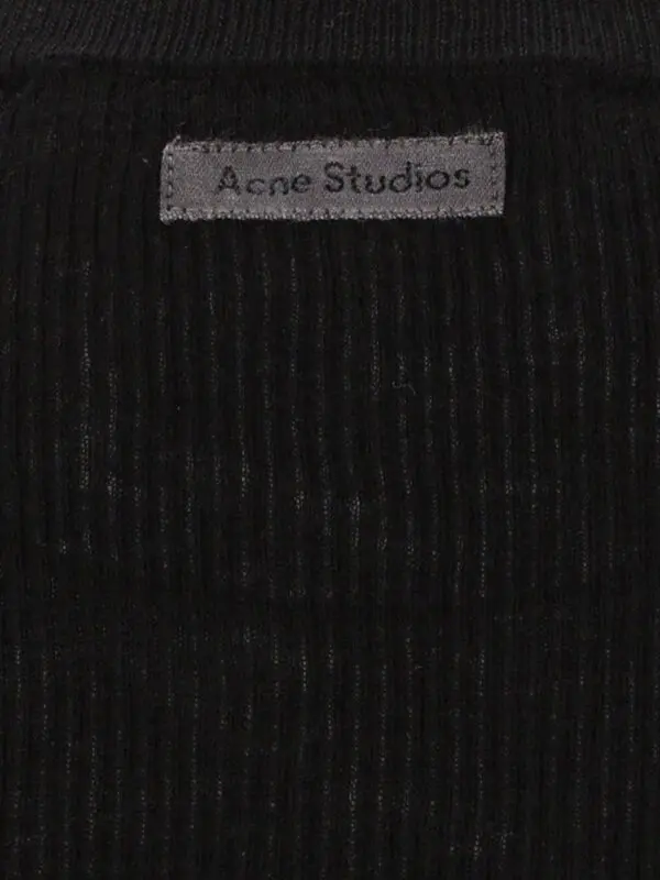 Acne Studios Layered Button-up Cardigan - Black