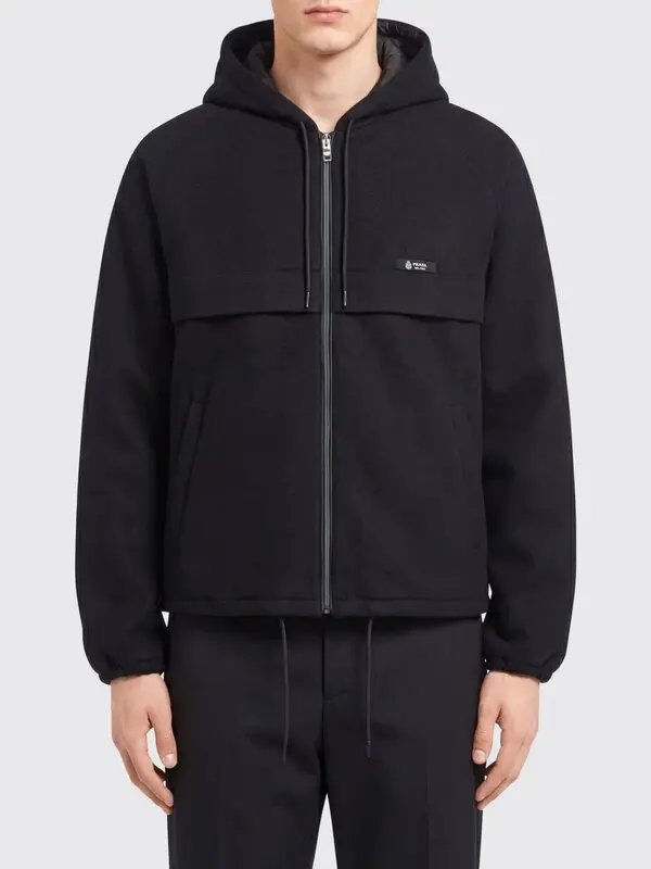 Prada Technical Fabric Hoodie
