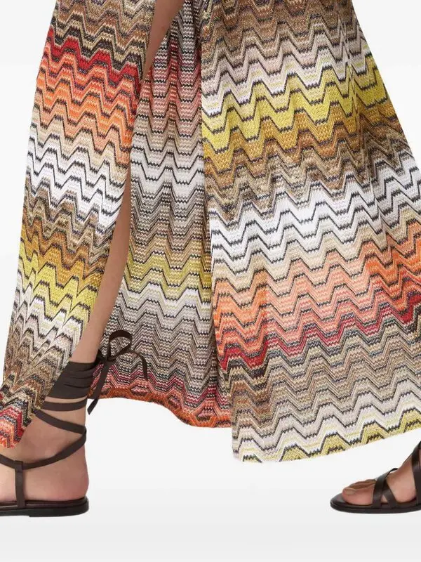 Missoni Long Dress With Chevron Pattern