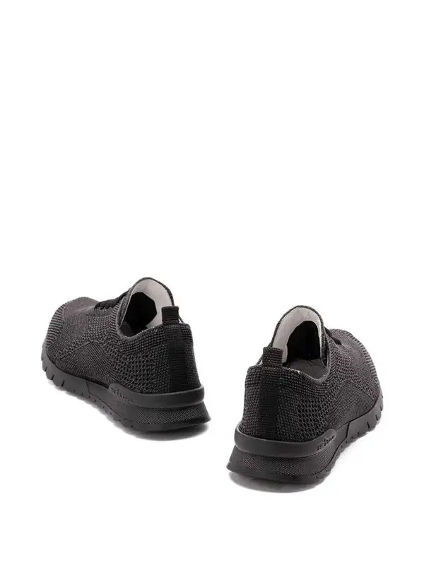 Kiton Lace-up Sneakers - Black