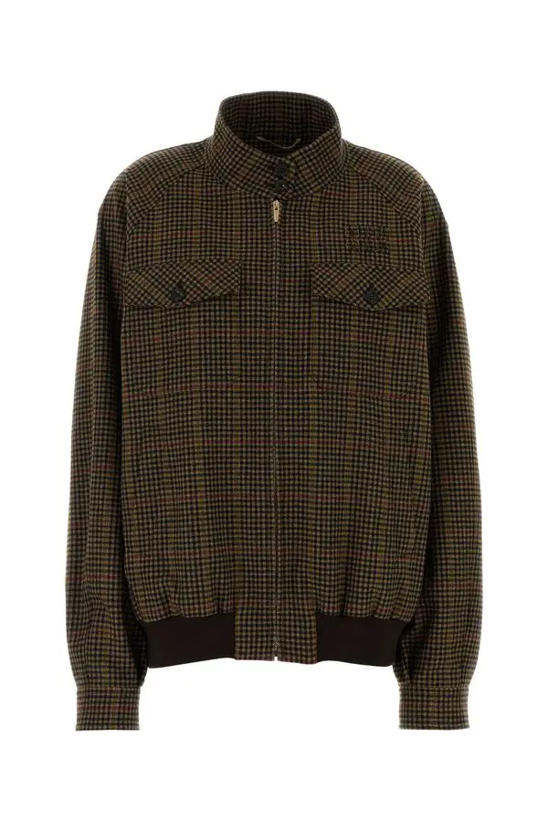 Miu Miu Embroidered Wool Jacket