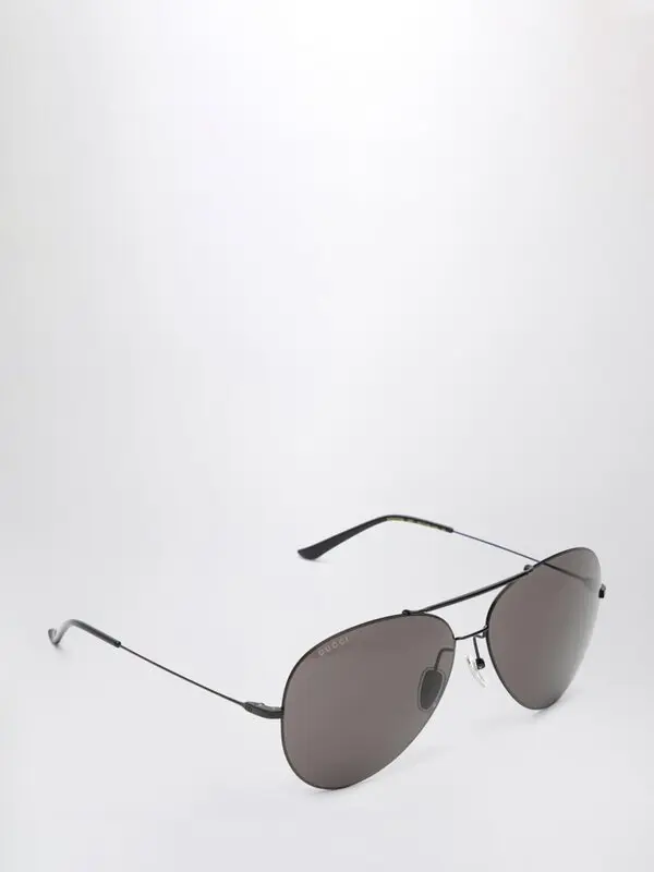 Gucci Pilot Metal Sunglasses