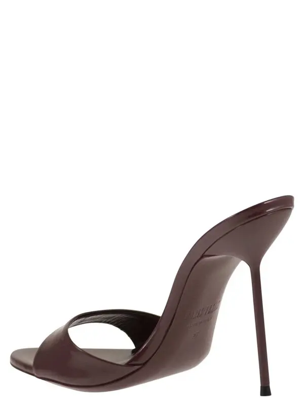 Paris Texas Lidia Patent Leather Stiletto Mule Sandals - Multicolor