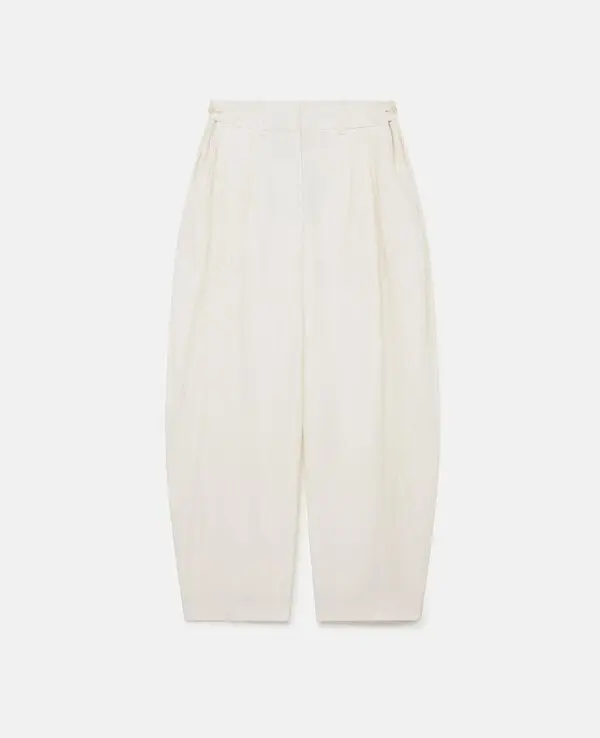 Stella McCartney Pleated Wide Leg Trousers - Multicolor