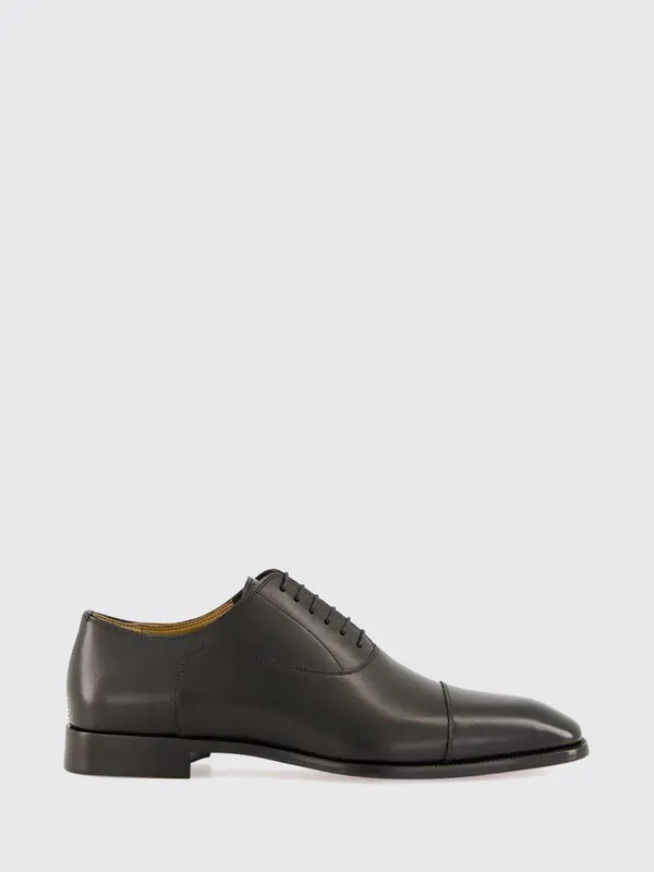 CHRISTIAN LOUBOUTIN Greggory Leather Oxford Shoes - Black