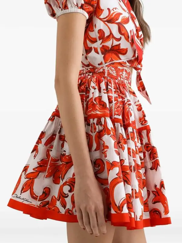 Dolce & Gabbana Poplin Skirt