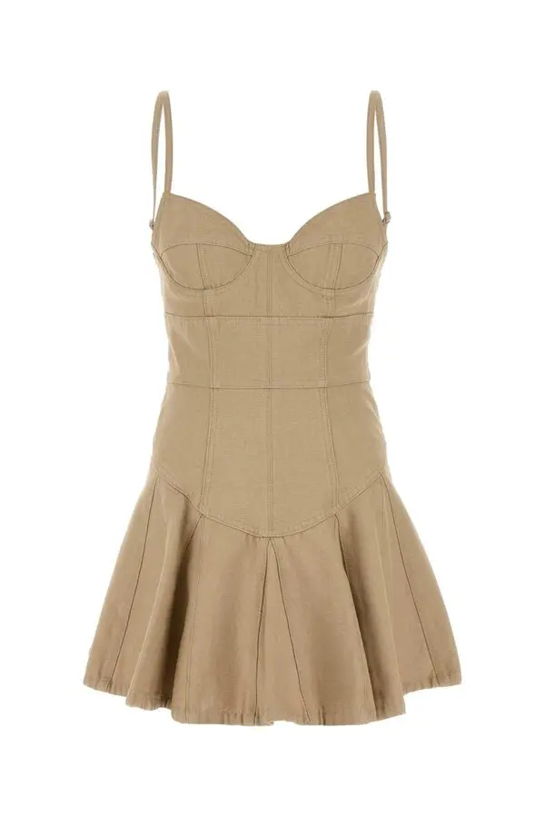 Dsquared2 Sand Denim Mini Dress