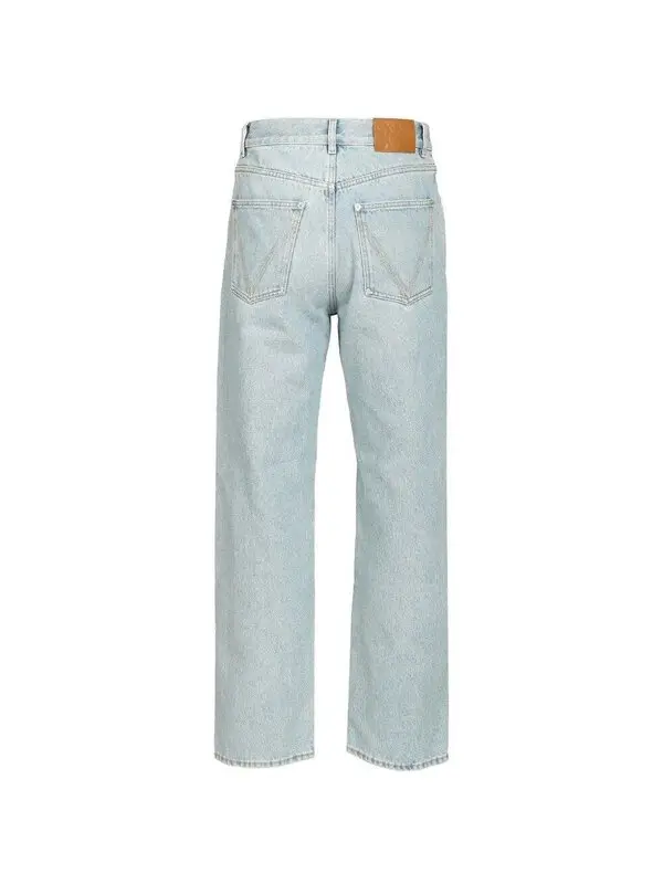 Bottega Veneta Sky Bleached Wide Leg Jeans