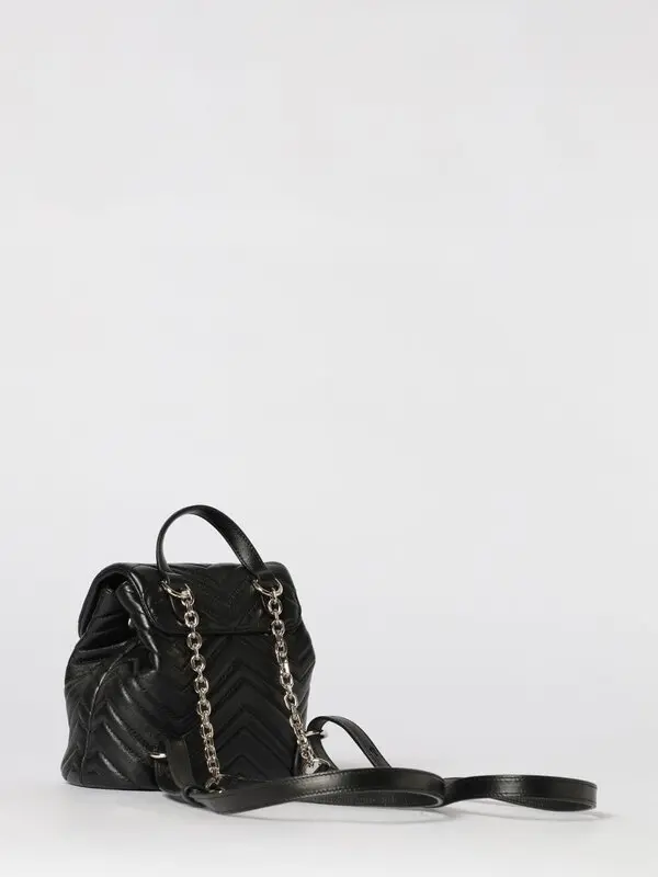 Gucci Gg Marmont Chevron Quilted Nappa Backpack