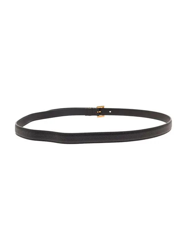 Saint Laurent Belt With Cassandre In Leather
