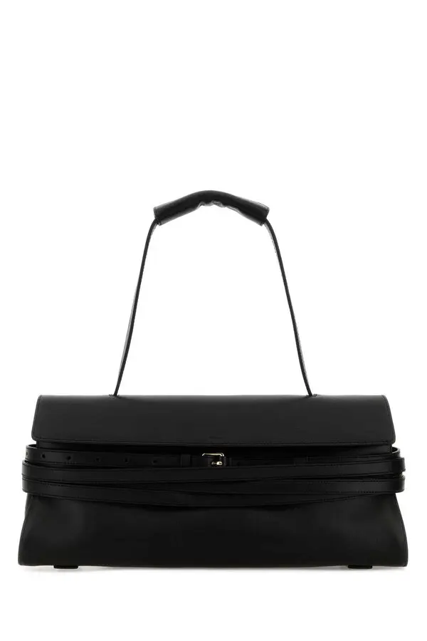 Moschino Nappa Leather Shoulder Bag