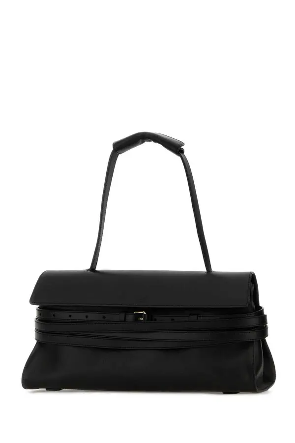 Moschino Nappa Leather Shoulder Bag