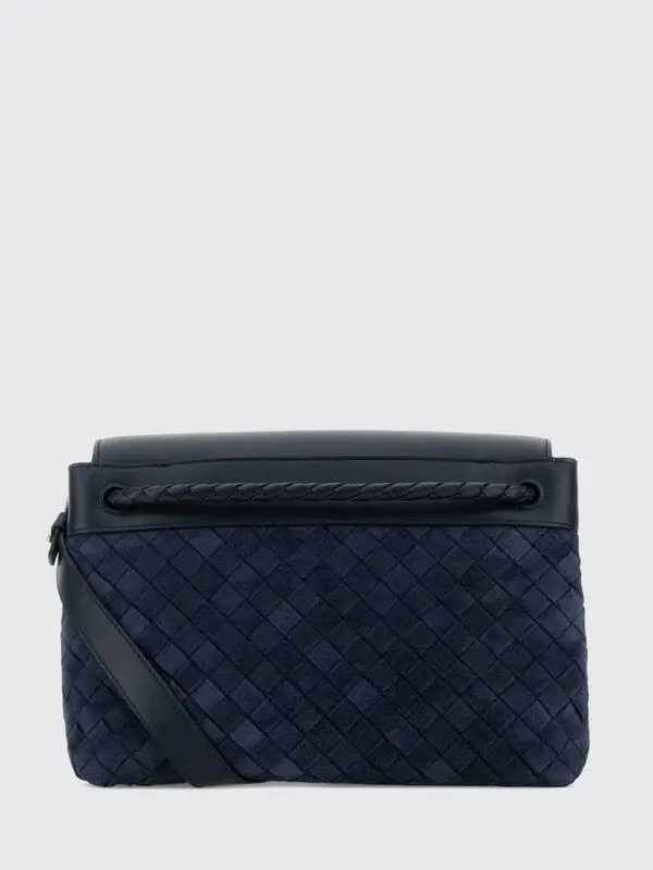 Bottega Veneta Andiamo Bag In Woven Suede