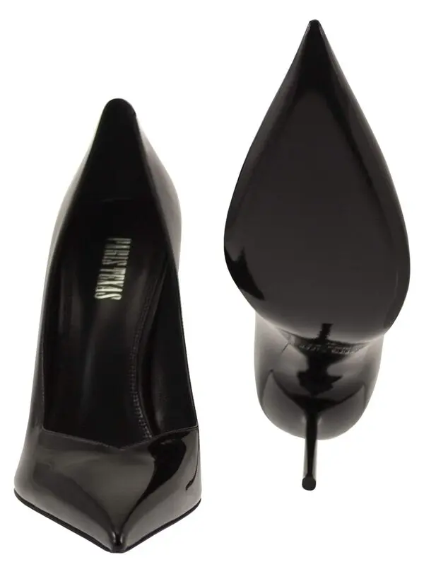 Paris Texas Lidia Pump 105 Patent Leather Pumps - Black