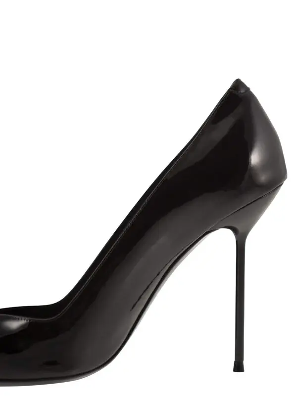 Paris Texas Lidia Pump 105 Patent Leather Pumps - Black