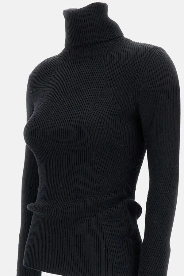 Junya Watanabe Stretch Wool Turtleneck Sweater