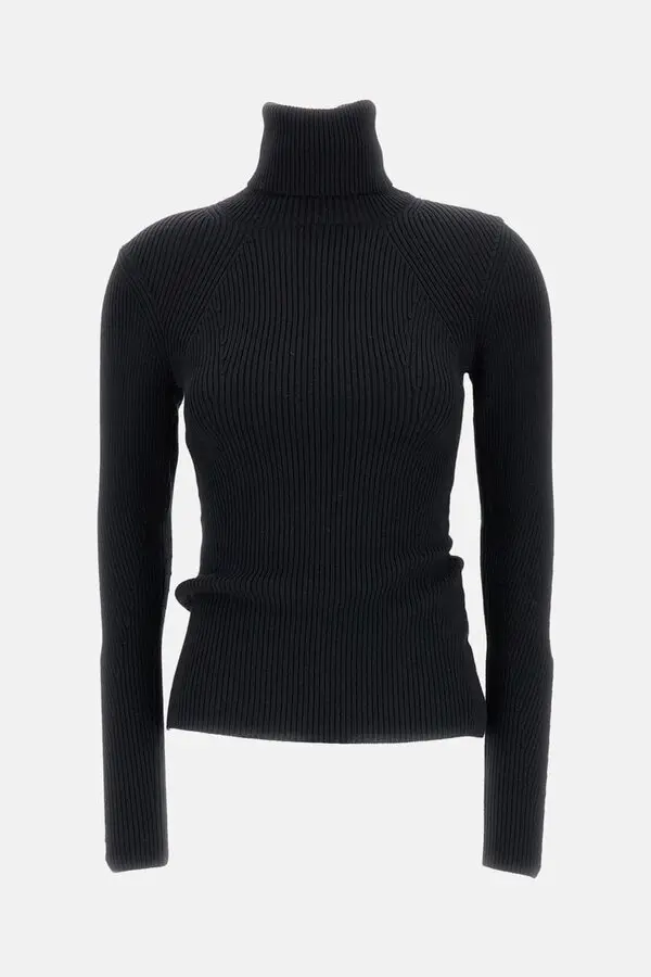 Junya Watanabe Stretch Wool Turtleneck Sweater - Multicolor