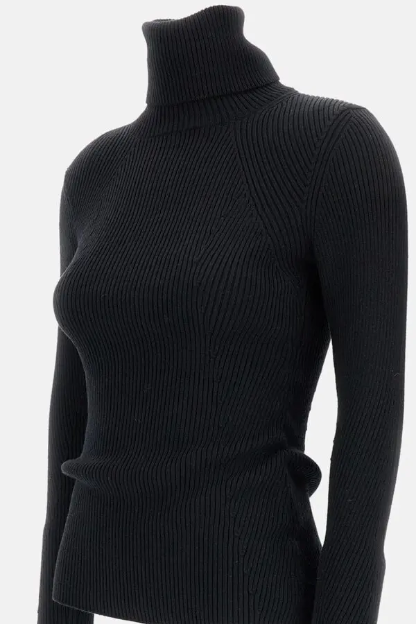 Junya Watanabe Stretch Wool Turtleneck Sweater - Multicolor