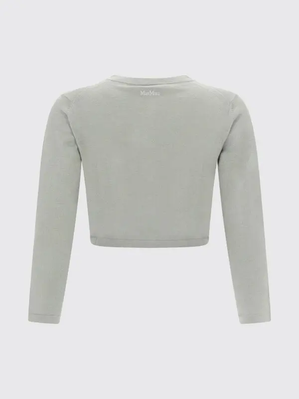 Max Mara Silk And Cashmere Crew Neck Cardigan