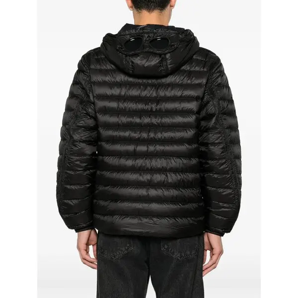 C.P. COMPANY Padded & Down Ripstop Jacket - Black