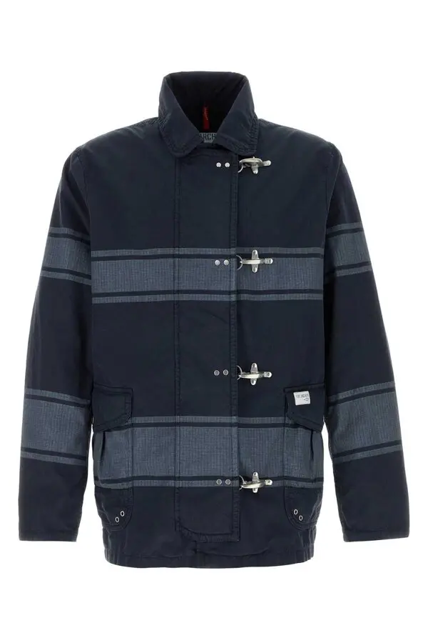 FAY Two-tone Cotton Jacket - Multicolor