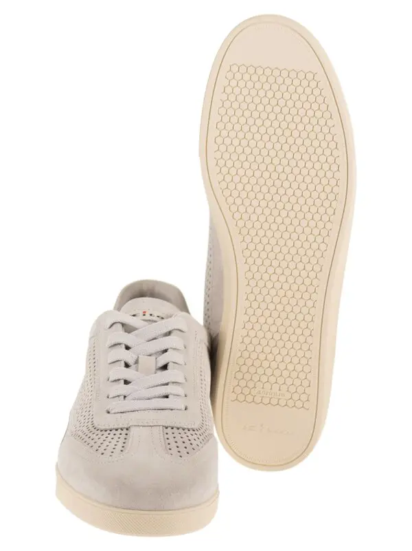 Kiton Perforated Calfskin Sneakers