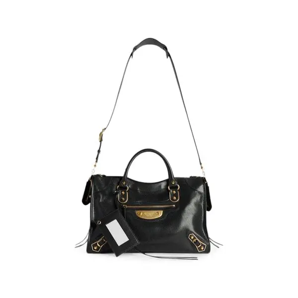 Balenciaga Goat Skin Tote Bag - Black