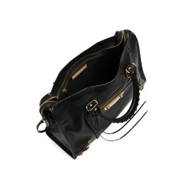 Balenciaga Goat Skin Tote Bag - Black
