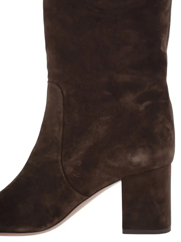 Paris Texas Anja Boot 70 Suede Knee-high Boots