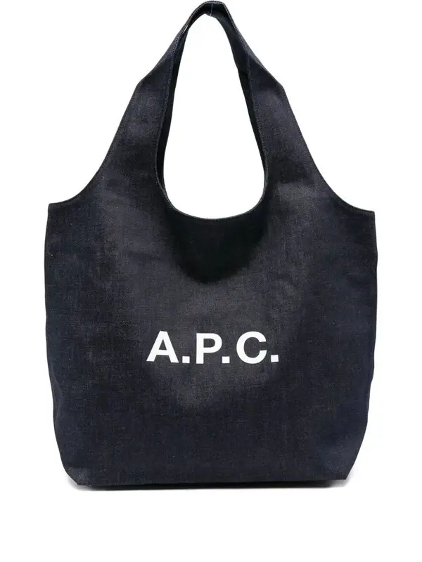A.p.c. Ninon Cotton Tote Bag - Blue