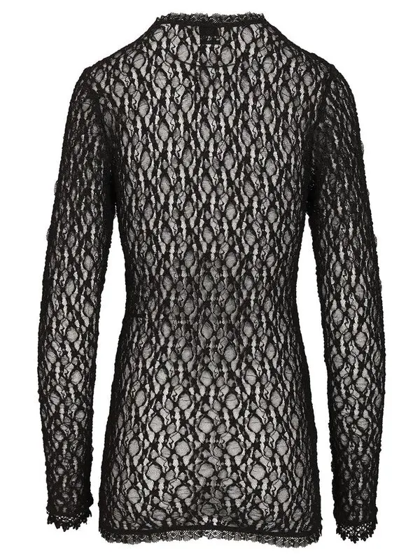Isabel Marant Étoile Brany-gb Lace Top - Black