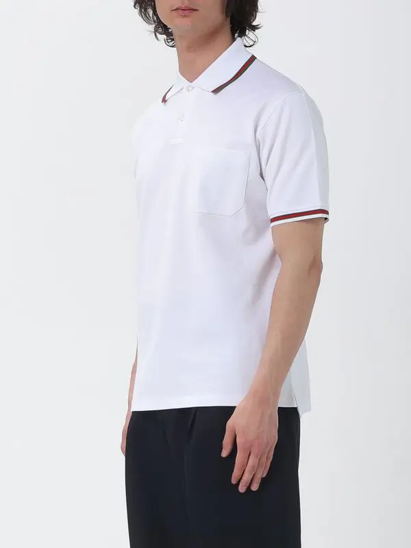 Gucci Web Cotton Polo Shirt